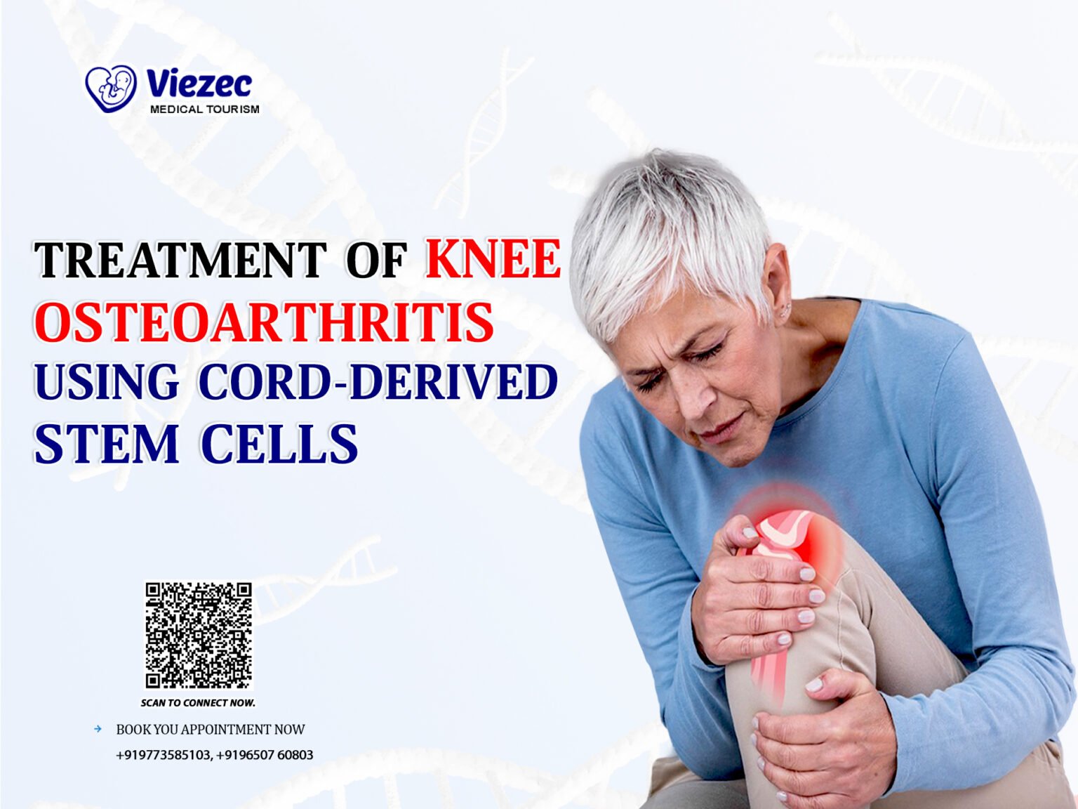Cord-Derived Stem Cell Therapy For Knee Osteoarthritis